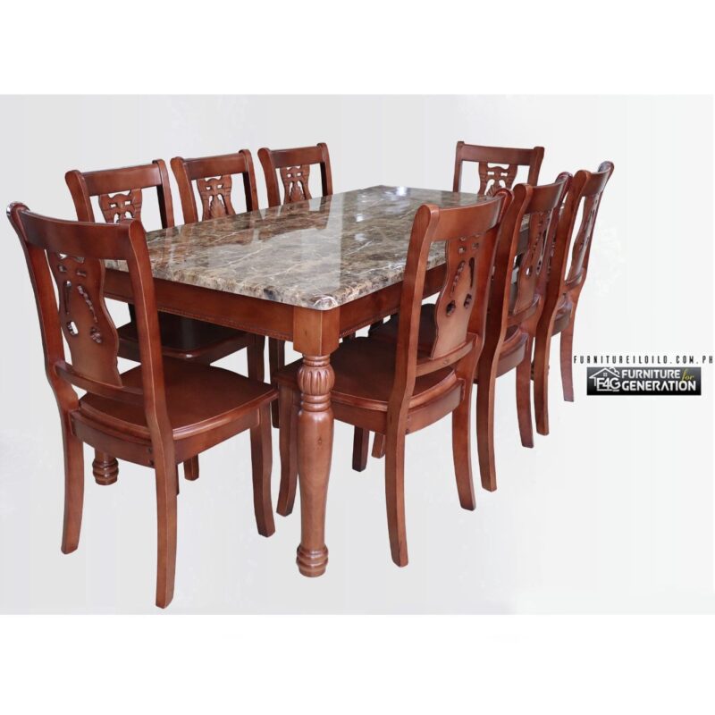Maesen Marble Dining Table Set 6 Six Seater, Dining Table Set 8 Eight ...