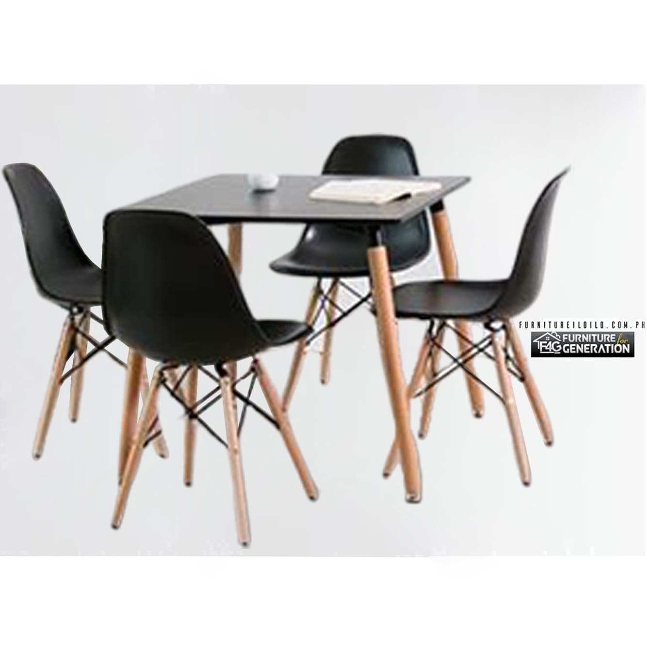 Ehai PVC Dining Table Set 6 Six Seater Furnitureiloilo.com.ph ...
